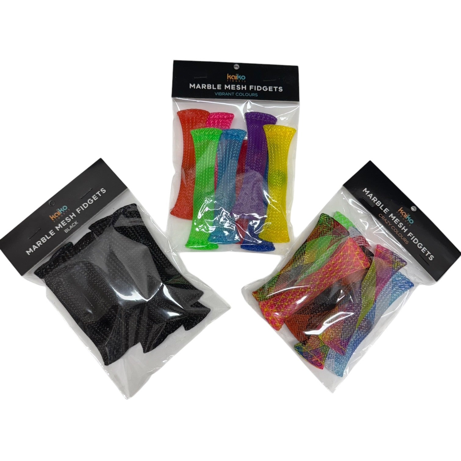 Marble Mesh Fidgets - Pack of 8 by Kaiko – Kaiko Fidgets Australia Pty Ltd