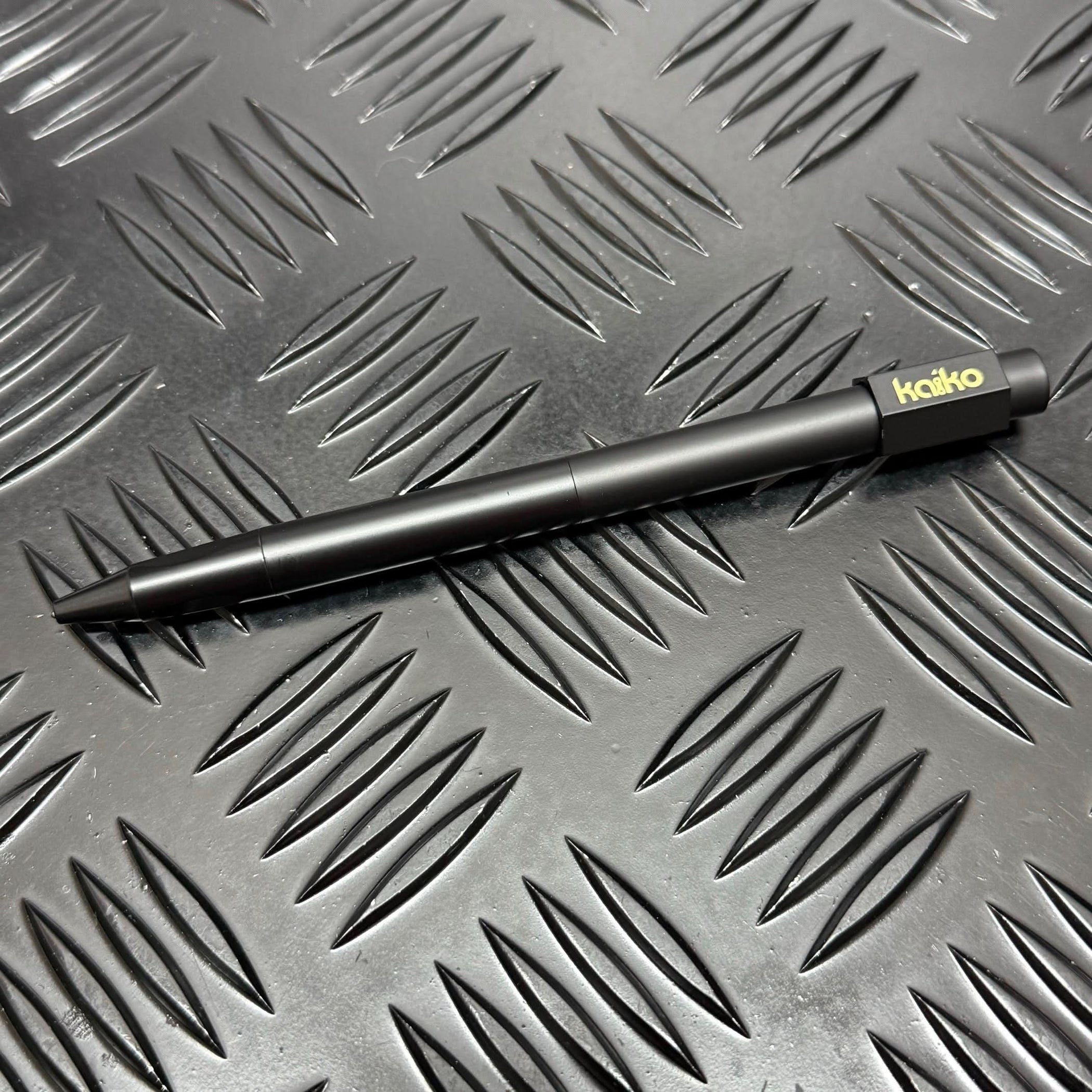 BLACK Weighted Spinner Pen with 4 refills — Kaiko Fidgets Australia Pty Ltd