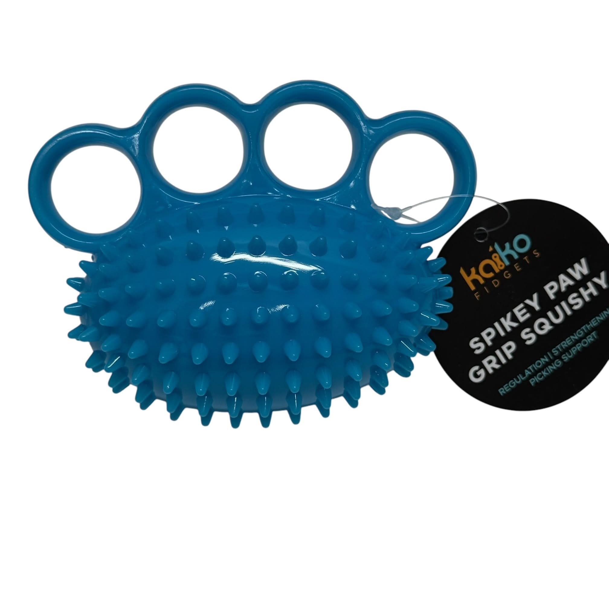 BLUE SPIKEY Paw Grip Squishy — Kaiko Fidgets Australia Pty Ltd