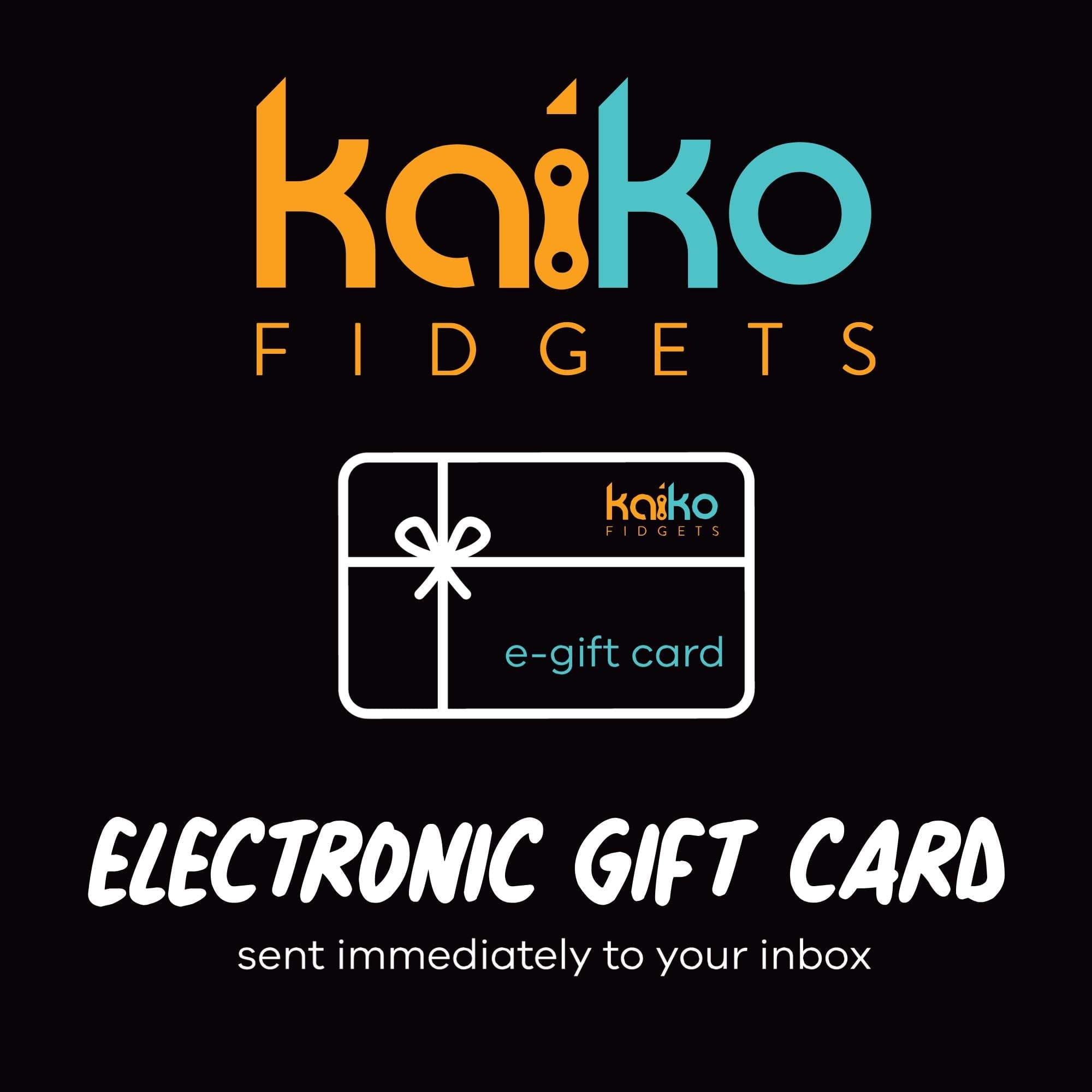 Kaiko Electronic Gift Card Voucher – Kaiko Fidgets Australia Pty Ltd