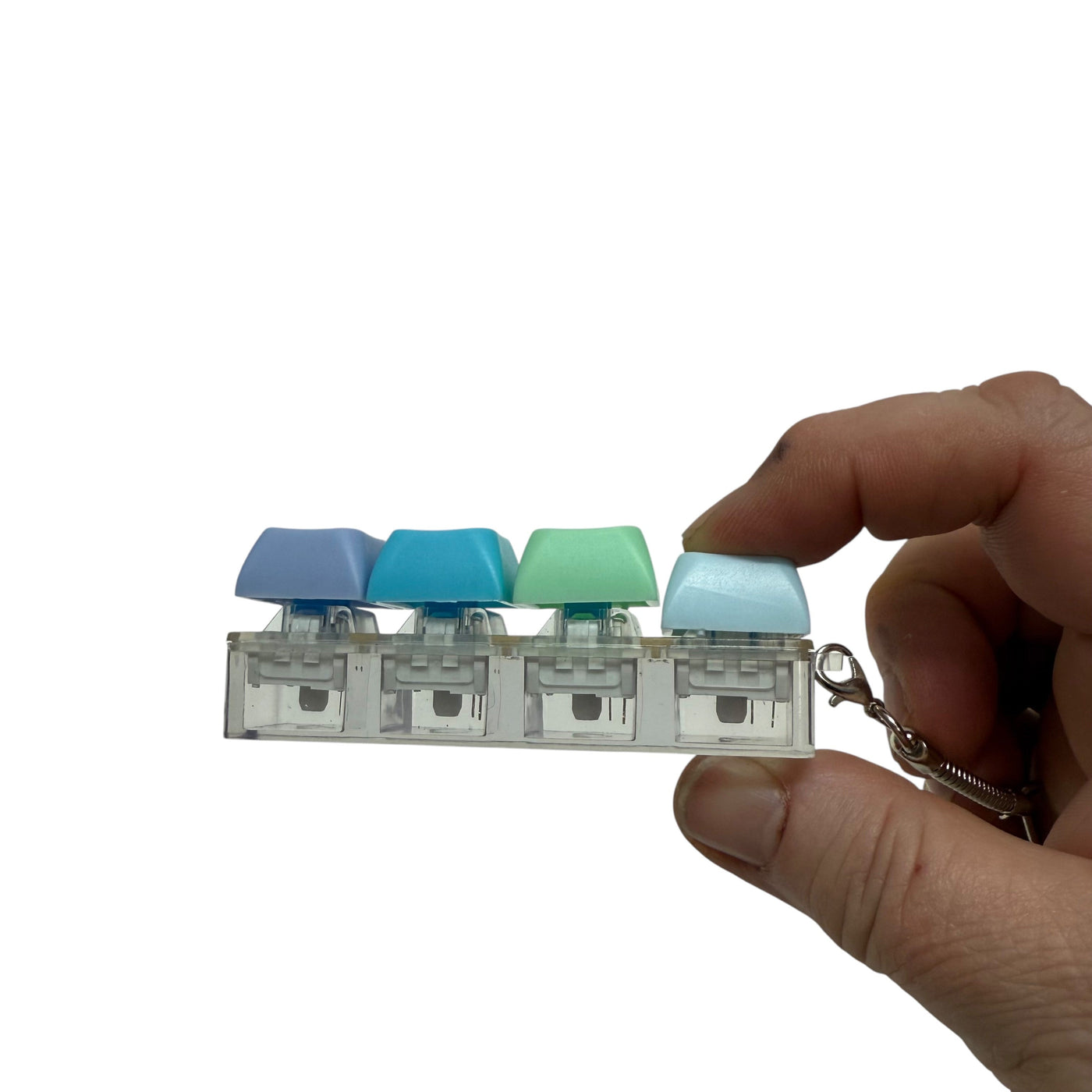 Keyboard Click Fidget on Metal Keychain — Kaiko Fidgets Australia Pty Ltd