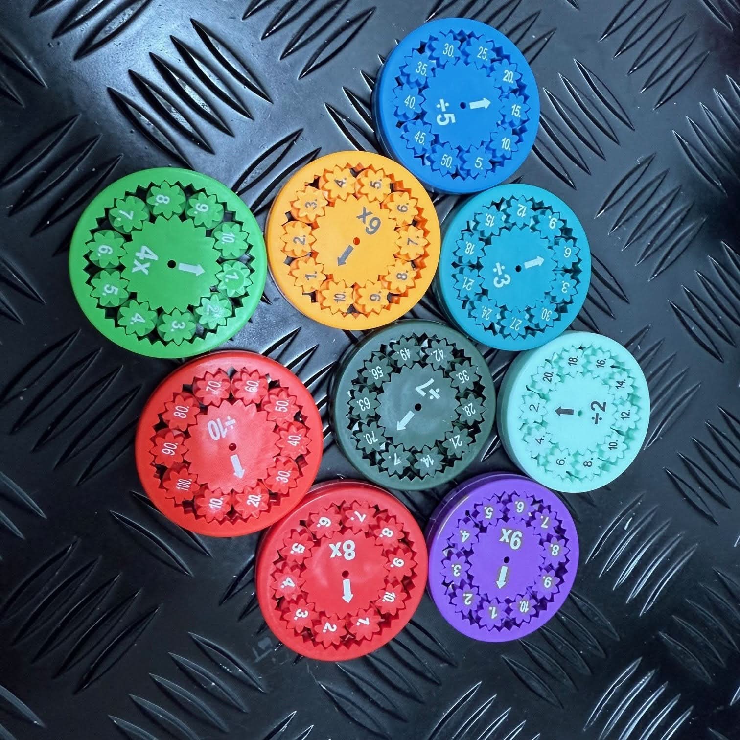 Math Fidget Spinner Box Set of all 9 Spinners — Kaiko Fidgets Australia ...