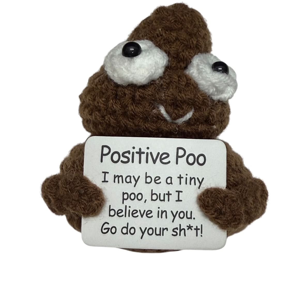 Positive Poo - Mini Hand Crochet Plush Supports — Kaiko Fidgets ...