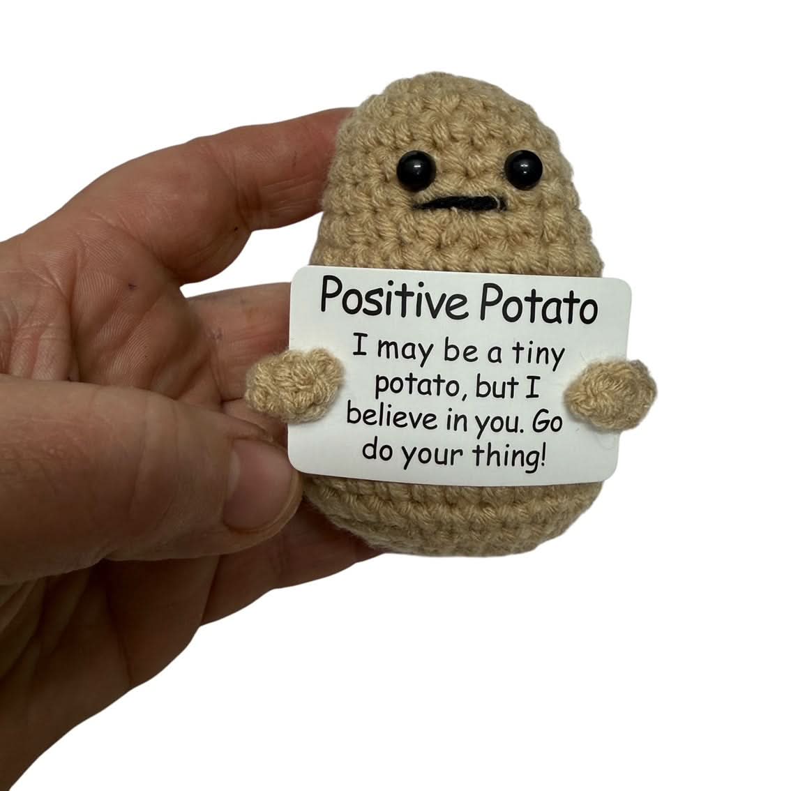 Positive Potato - Mini Hand Crochet Plush Supports — Kaiko Fidgets ...