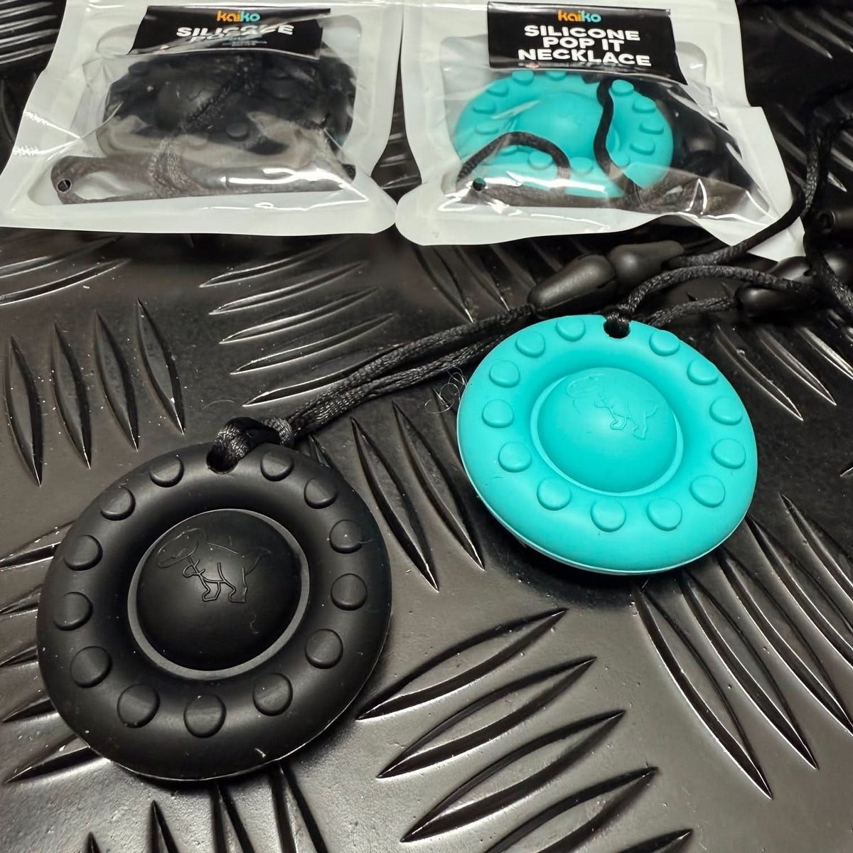 Silicone Pop It Necklace - Sensory Tool & Chew Support — Kaiko Fidgets ...