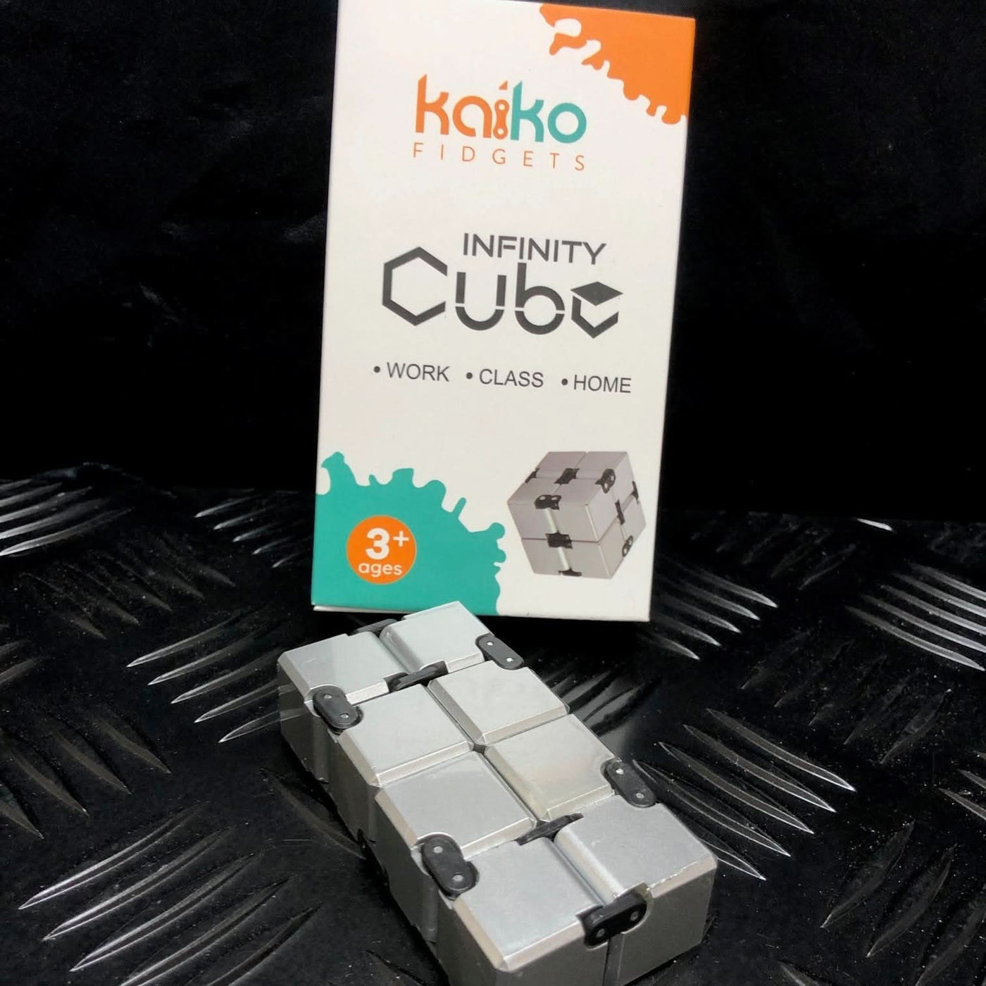 Silver Infinity Cube Fidget - 108 grams — Kaiko Fidgets Australia Pty Ltd