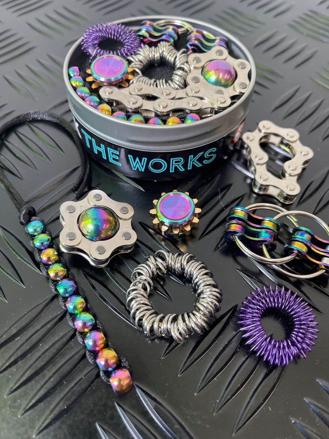 The Works Fidget Kit by Kaiko Fidgets - 7 Purpose Built Sensory Suppor ...