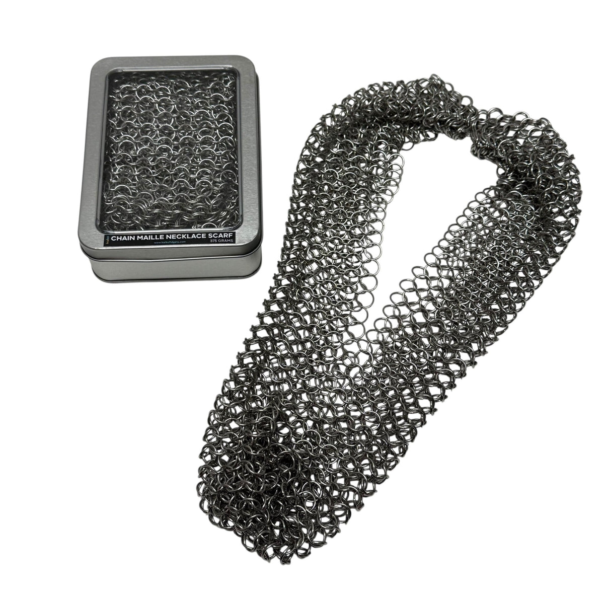 Chain Maille Necklace Scarf - Hand Crafted by Kaiko Fidgets — Kaiko ...