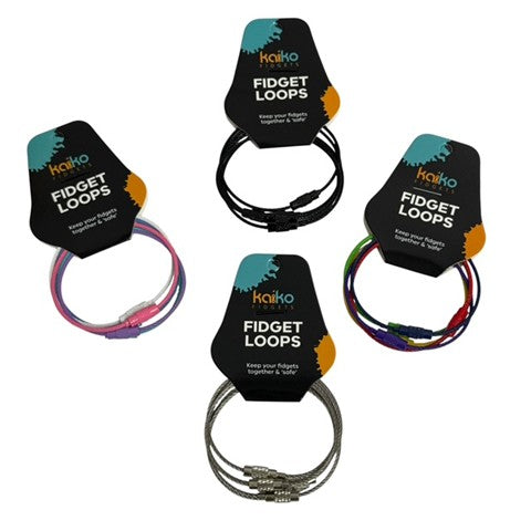Fidget Loops by Kaiko - set of 5 detachable loops for storing fidgets ...