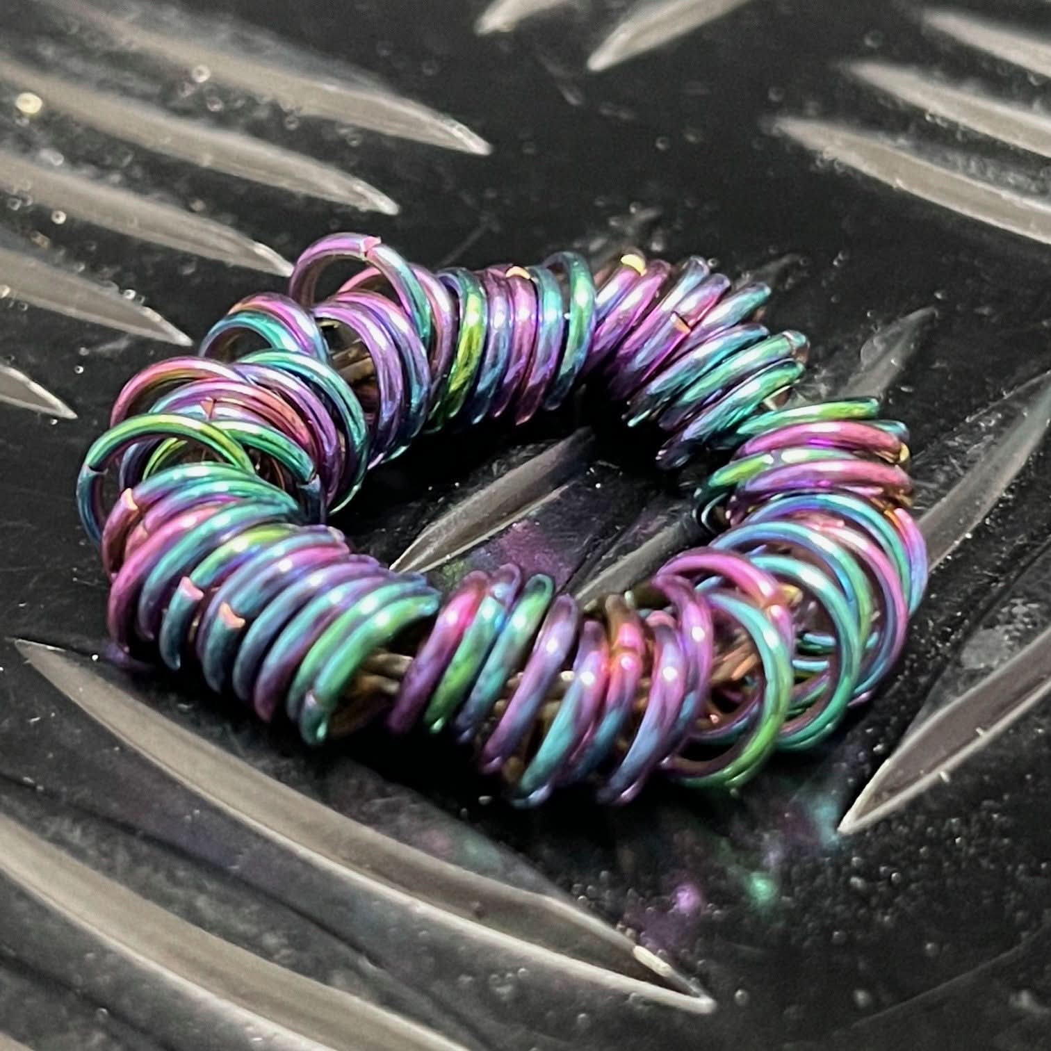 Oil Slick Small Centipede Stainless Steel Fidget | Kaiko Fidgets ...