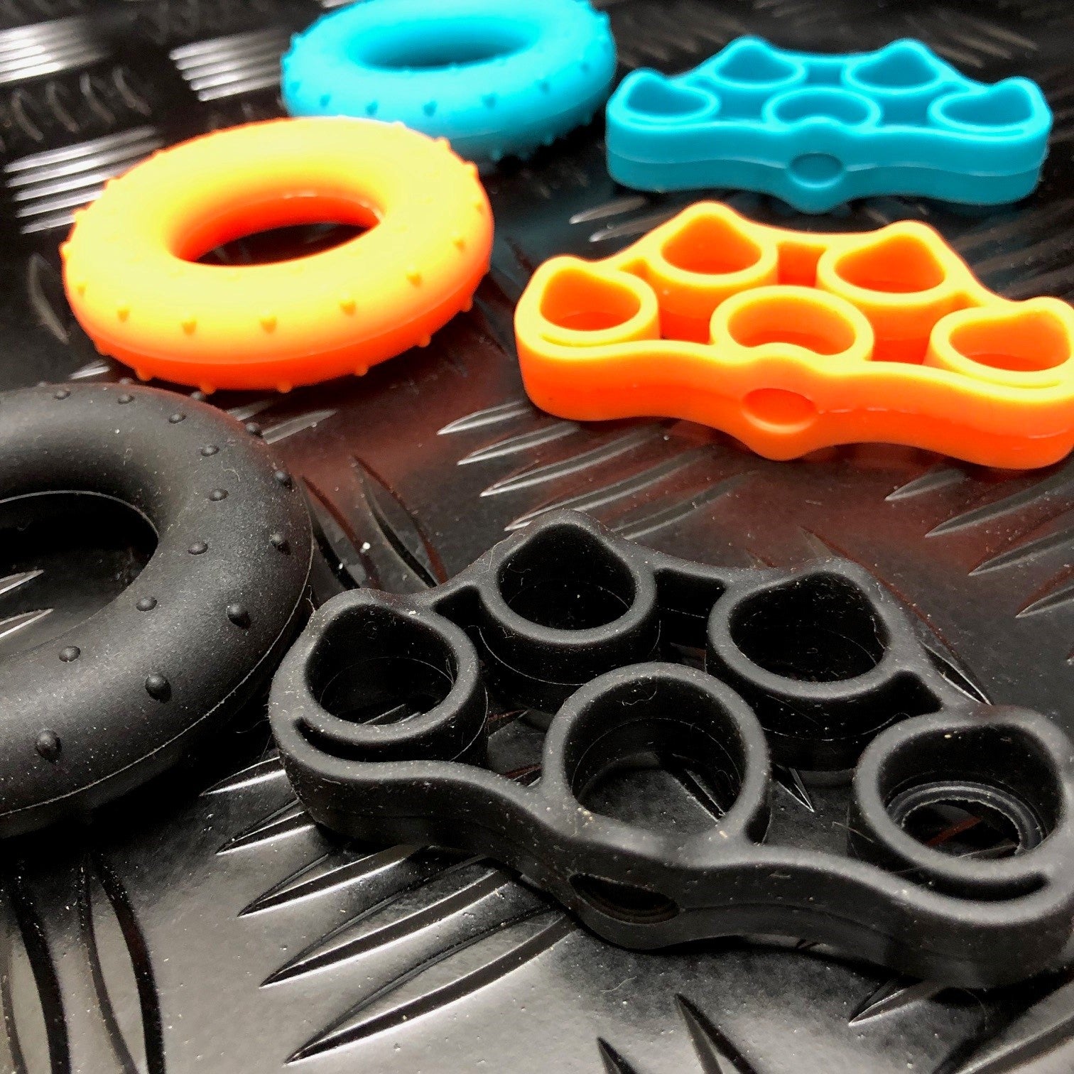 6 Piece Set of Stress Rings & Stretch Bands for Emotional Regulation ...