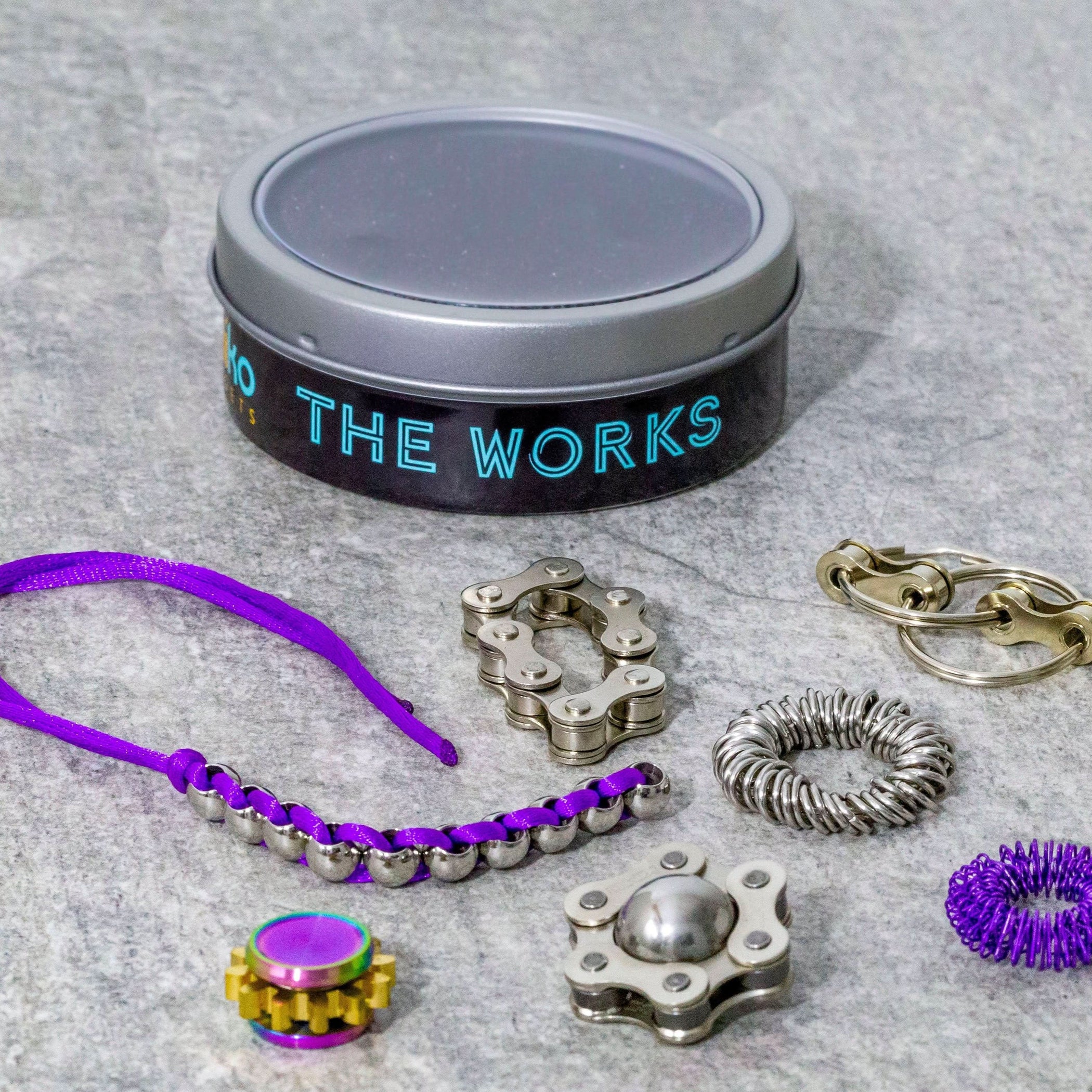 THE WORKS Fidget Kit | Kaiko Fidgets Australia Pty Ltd