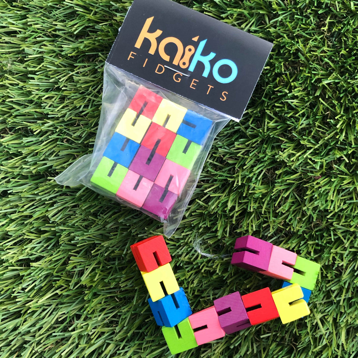 Wooden Fidget - twist and lock — Kaiko Fidgets Australia Pty Ltd